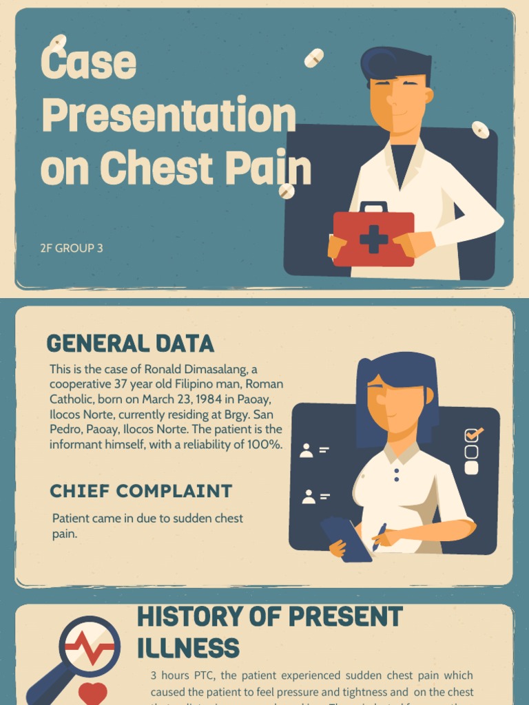 Case Presentation On Chest Pain | PDF | Myocardial Infarction ...