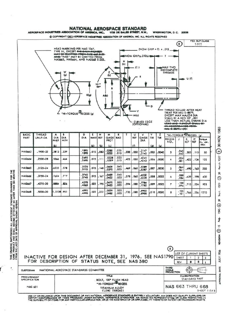 NAS663 To NAS668 | PDF