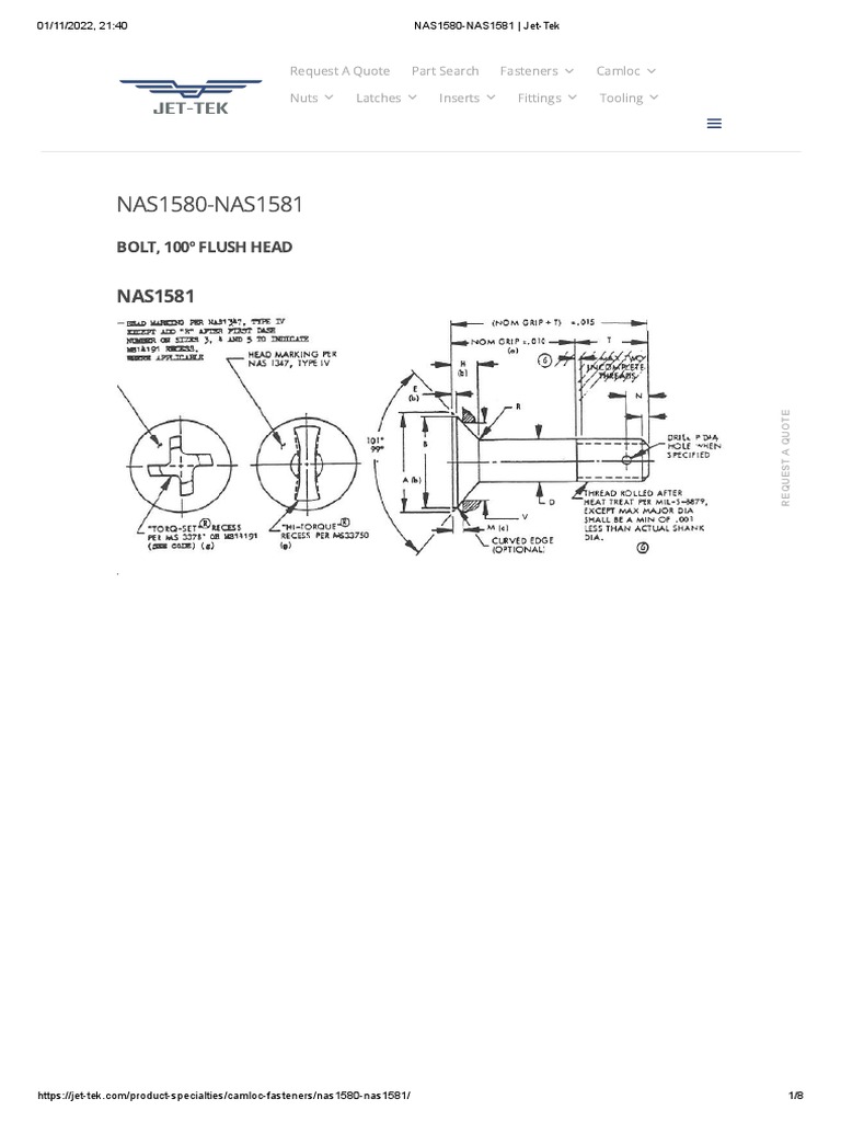 Nas1580 Nas1581 | PDF