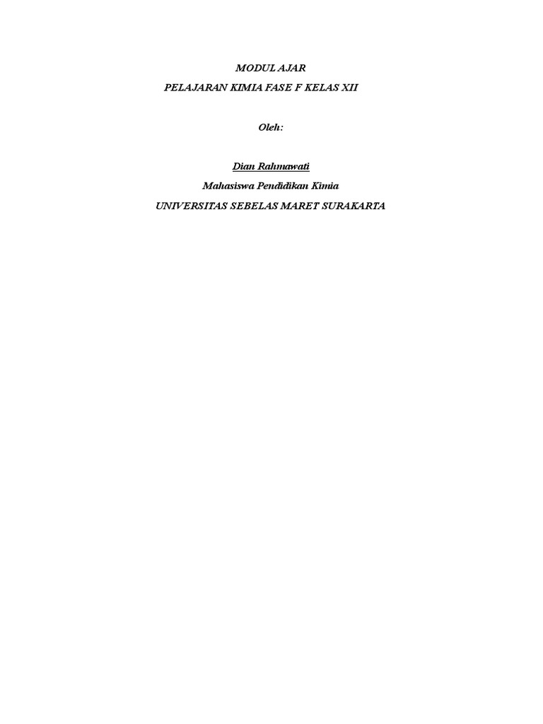 MODUL AJAR PP Blom Seleseeeeeeeeeeeeee | PDF