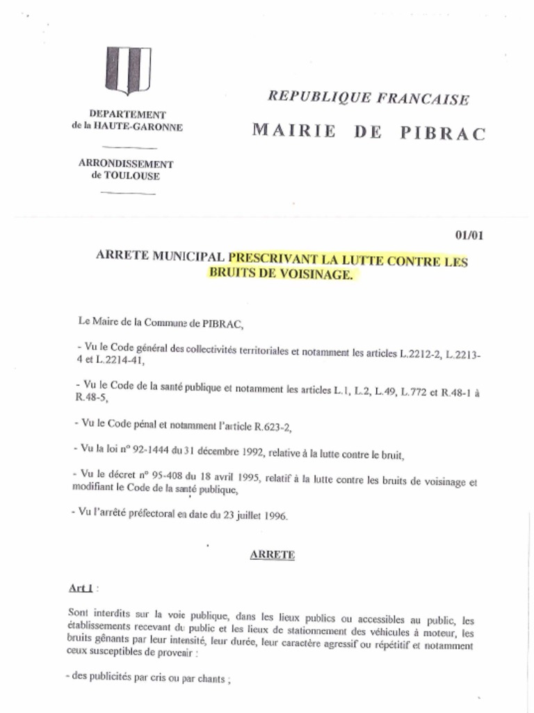 Lutte Contre Les Bruits de Voisinage | PDF