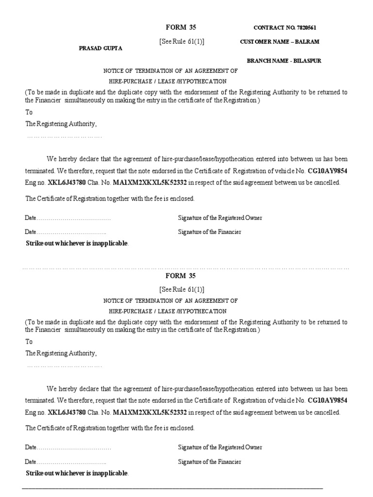 Form 35 MM | Download Free PDF | Justice | Crime & Violence