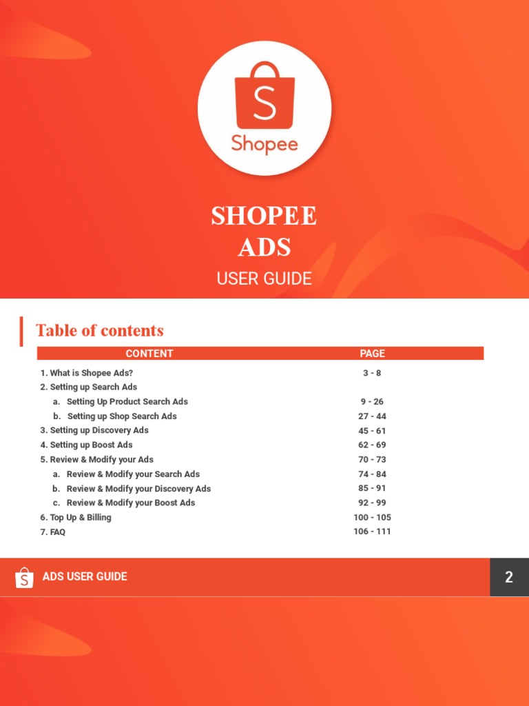 2021 Shopee Ads User Guide | PDF | Cyberspace | World Wide Web