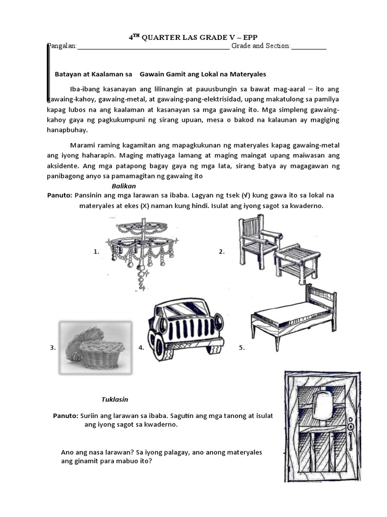 Las Epp 5 4TH Q | PDF