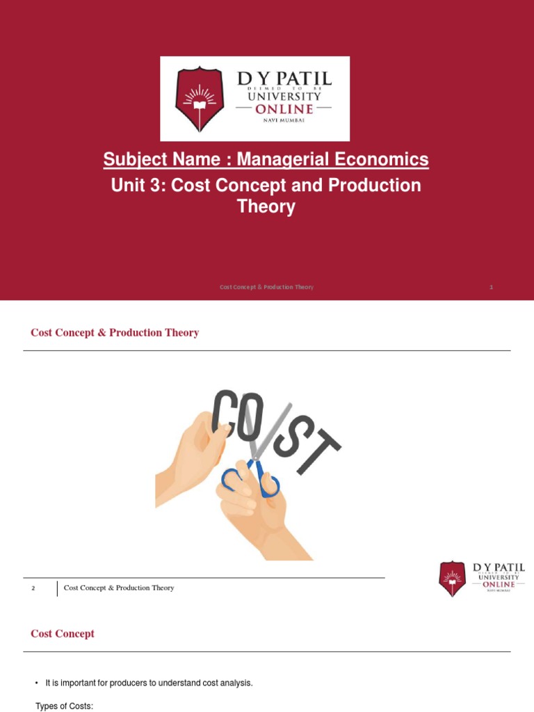 Module 3 PDF Production Function Average Cost