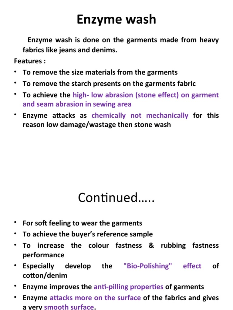 Lec 13 Enzyme Wash | PDF | Chemistry | Chemical Substances