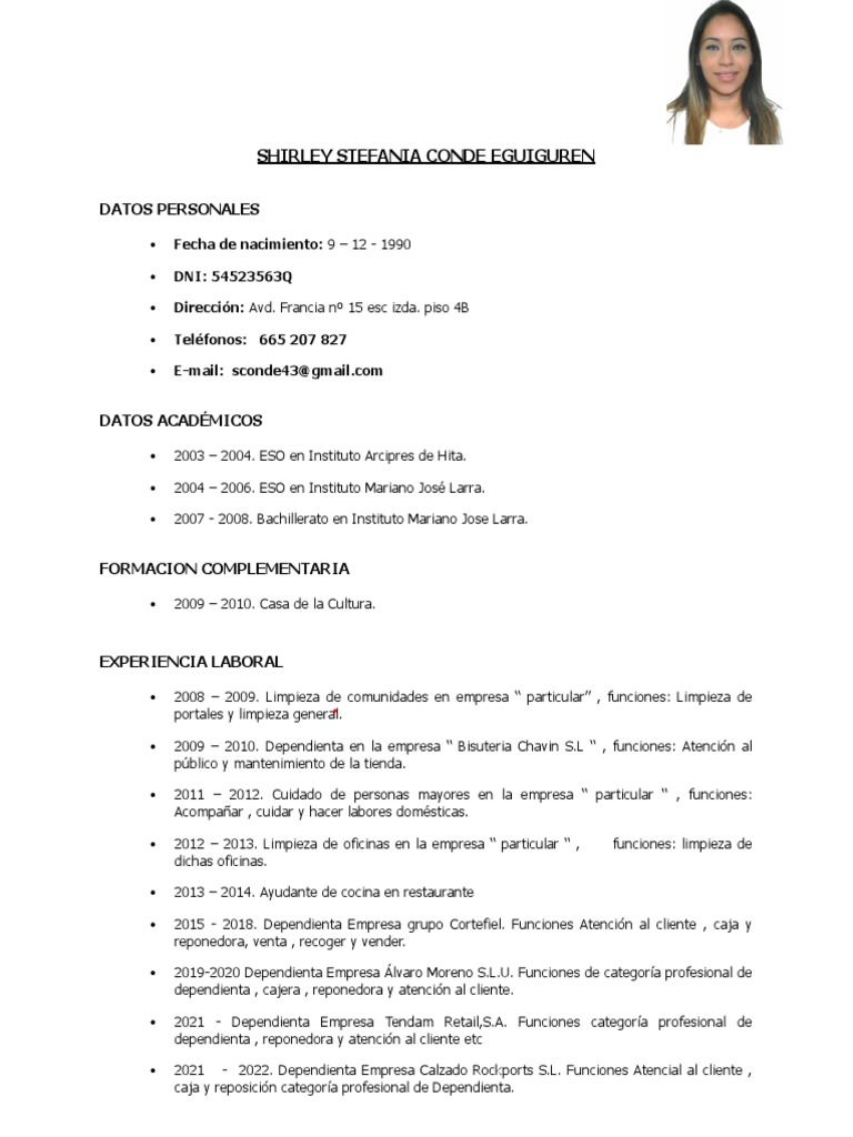 Curriculum Stefania 2018modf 2 | PDF