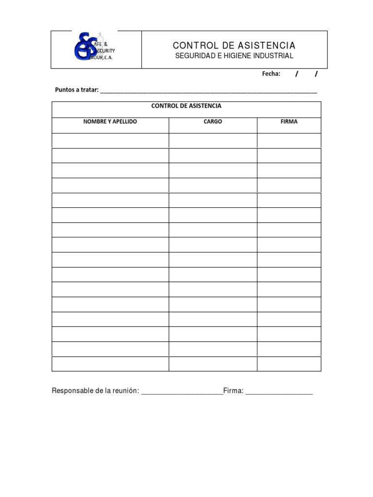 Formato de Asistencia A Charla | PDF