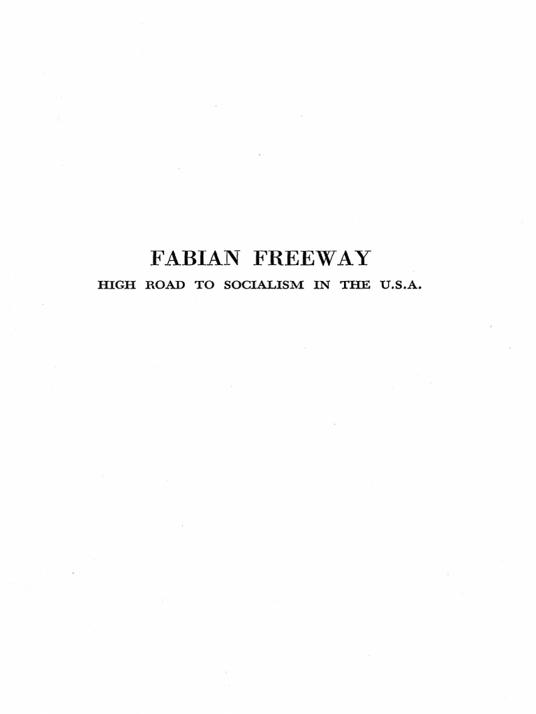 Fabian Freeway - High Road To Sociali... | PDF | Socialism | Hannibal