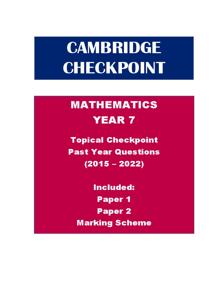 Sample - Maths Year 7 | PDF | Mathematics | Sampling (Statistics)