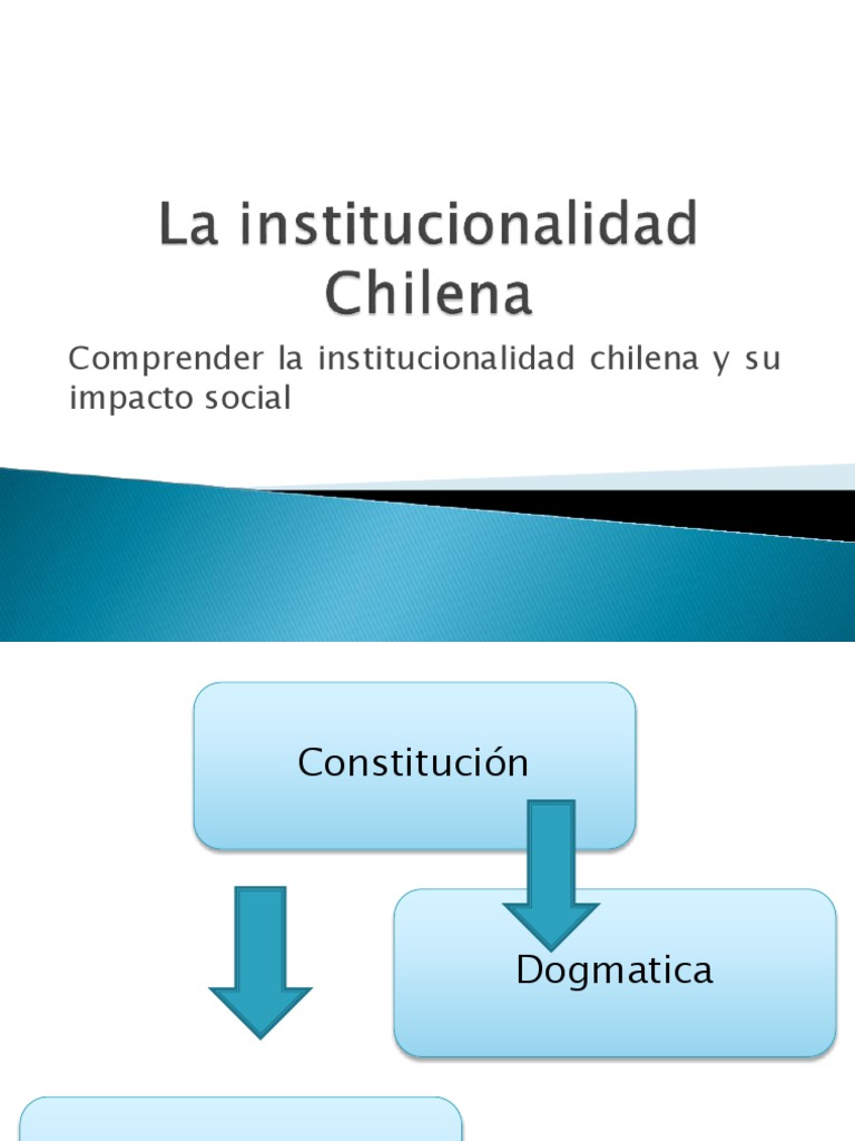 2-La Institucionalidad Chilena | PDF | Chile | Estado (política)