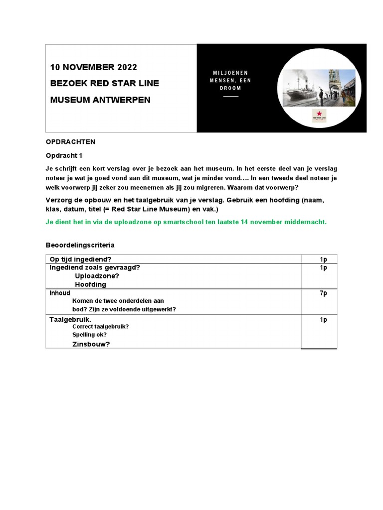 Red Star Line Taak | PDF