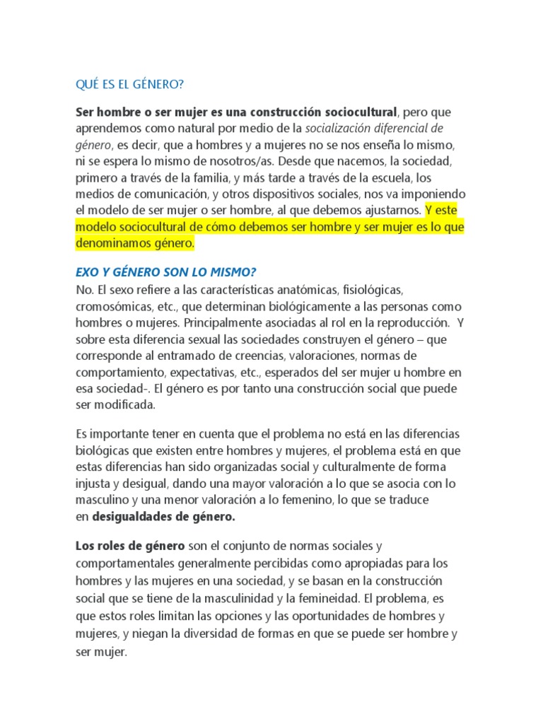 Nuevo Documento de Microsoft Word | PDF | Estudios de género | Igualdad ...