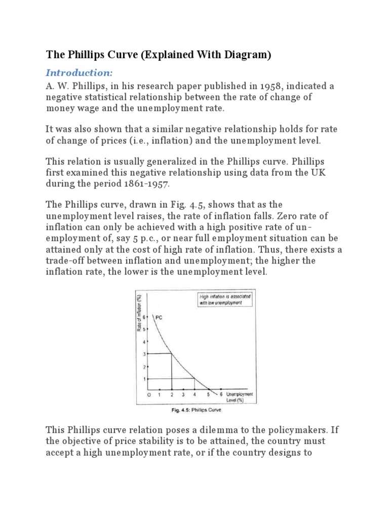 The Phillips Curve | Download Free PDF | Phillips Curve | Inflation