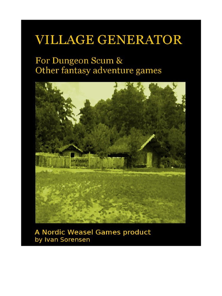 Village Generator | PDF | Hunting