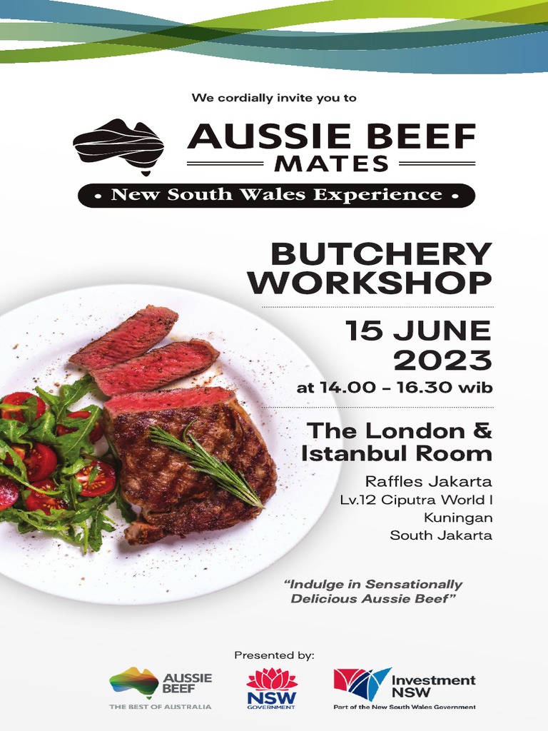 Butchery Workshop Invitation | PDF