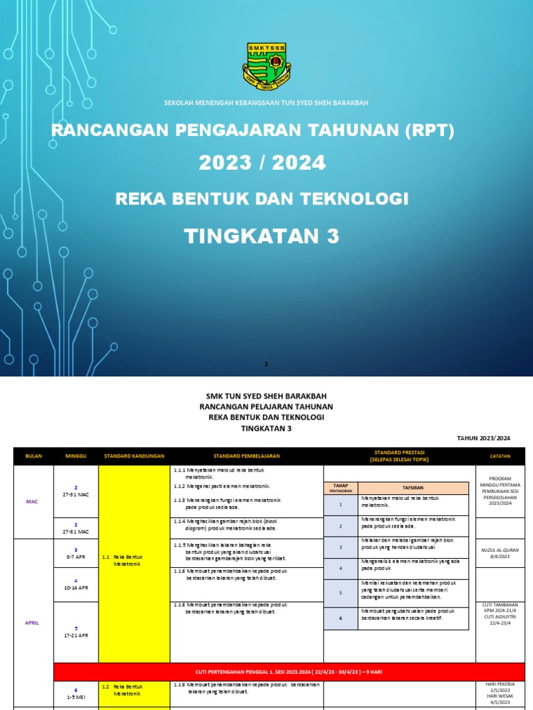 RPT RBT t3 | PDF