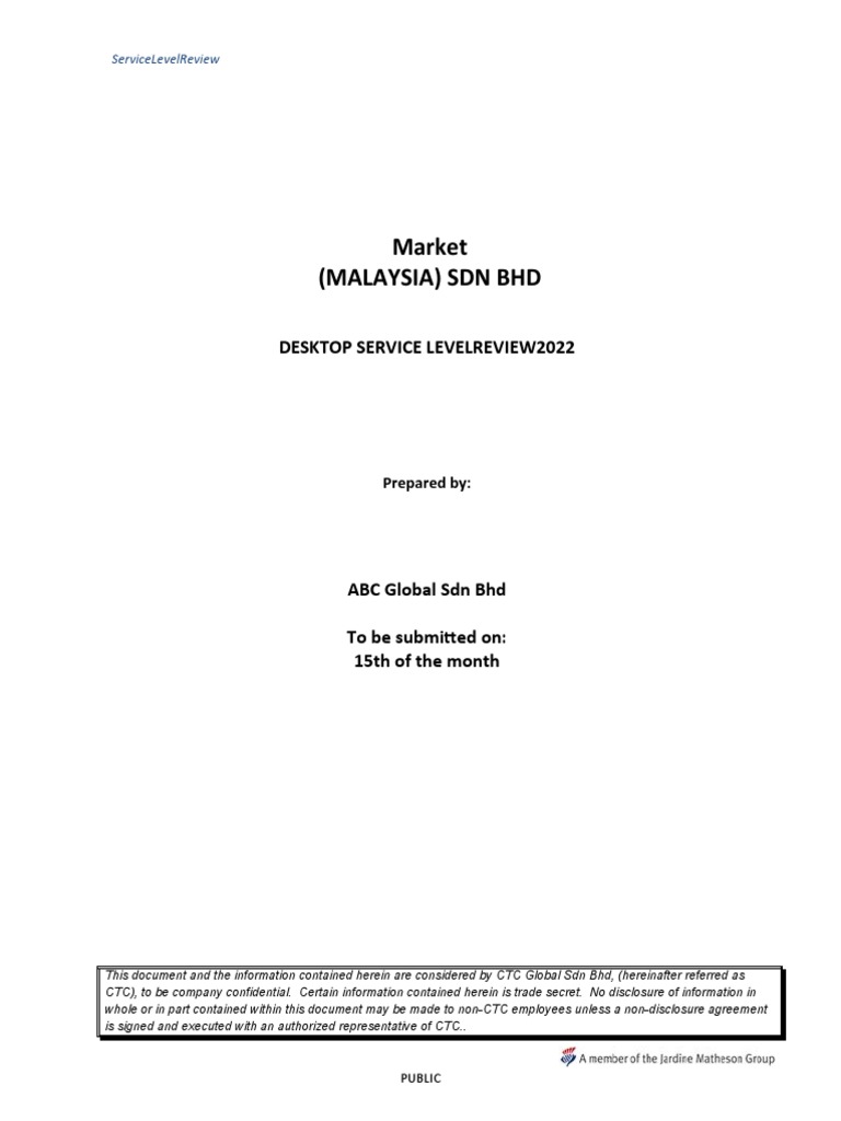 CTC SLA Report - Desktop DEC 2022 | PDF | Desktop Computer | Computing