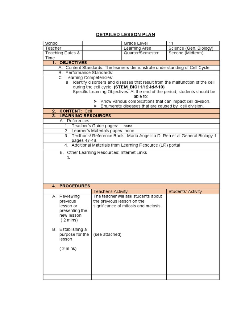 Sample DLP | PDF | Learning | Teachers