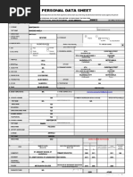 CS Form No. 212 Revised-2017 Personal-Data-Sheet | PDF | Government ...