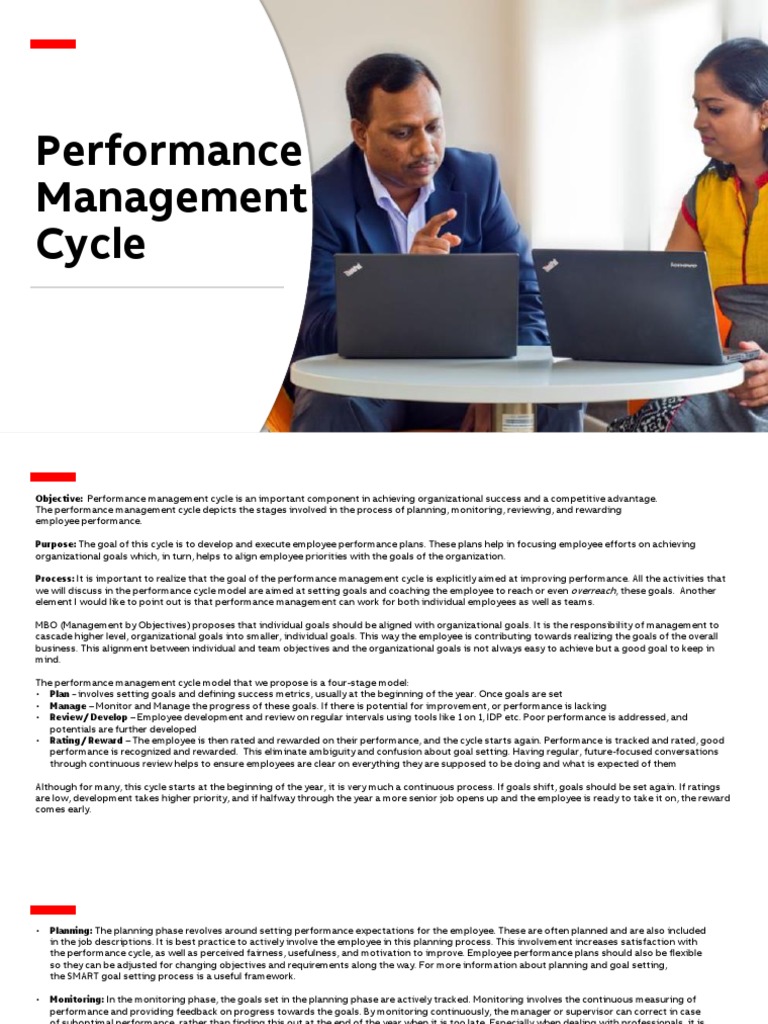 Performance Management Cycle | PDF