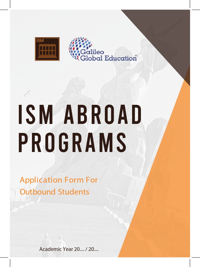 Outgoing Application Form Correct 2022-2023 | PDF