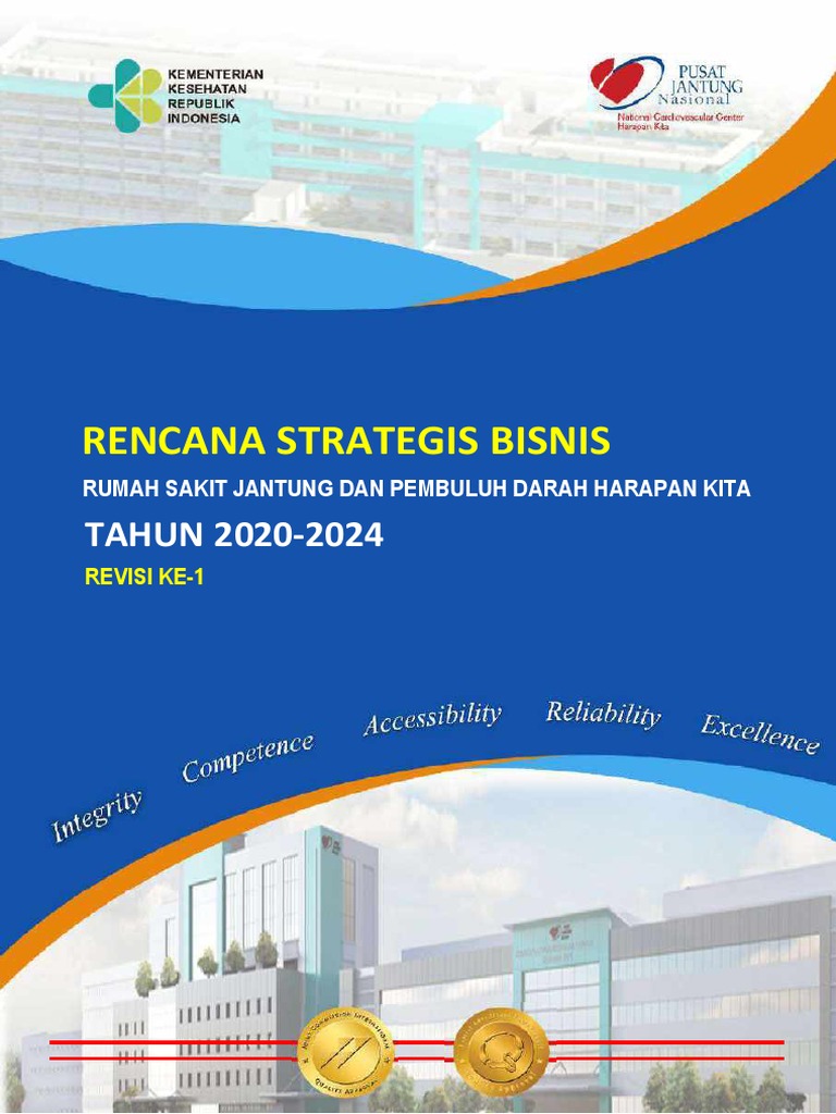 Rancangan Strategis RS Jantung Harapan Kita 2020 2024 Rev 1 2021 | PDF