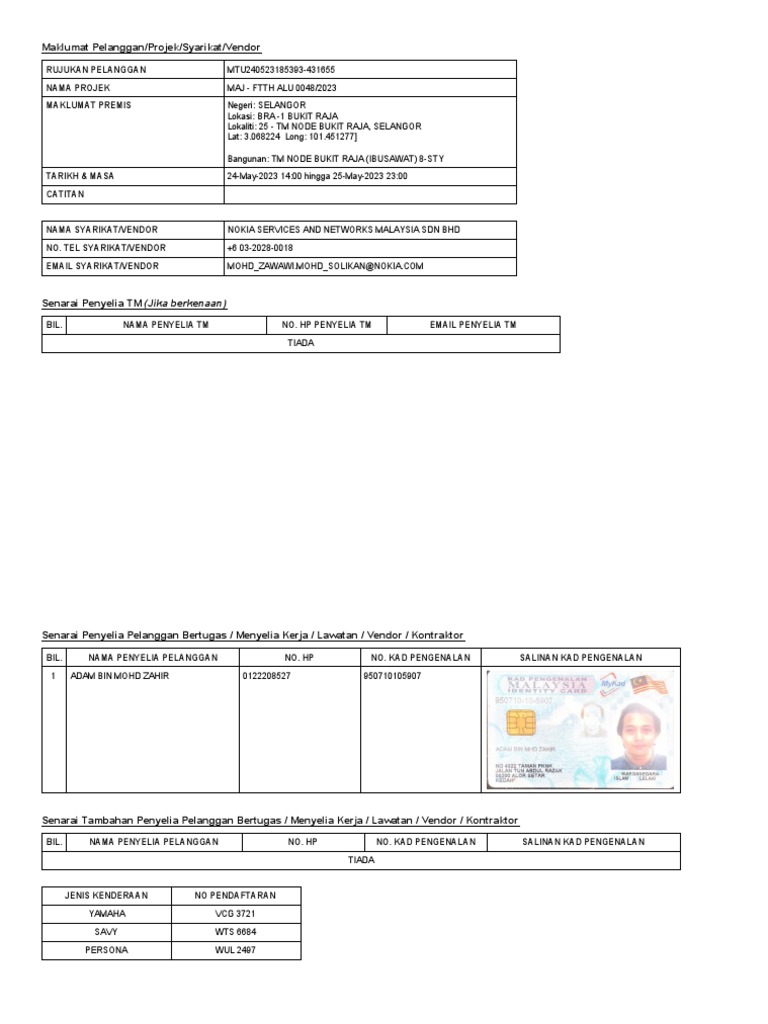 Vendor Bra G009 | PDF
