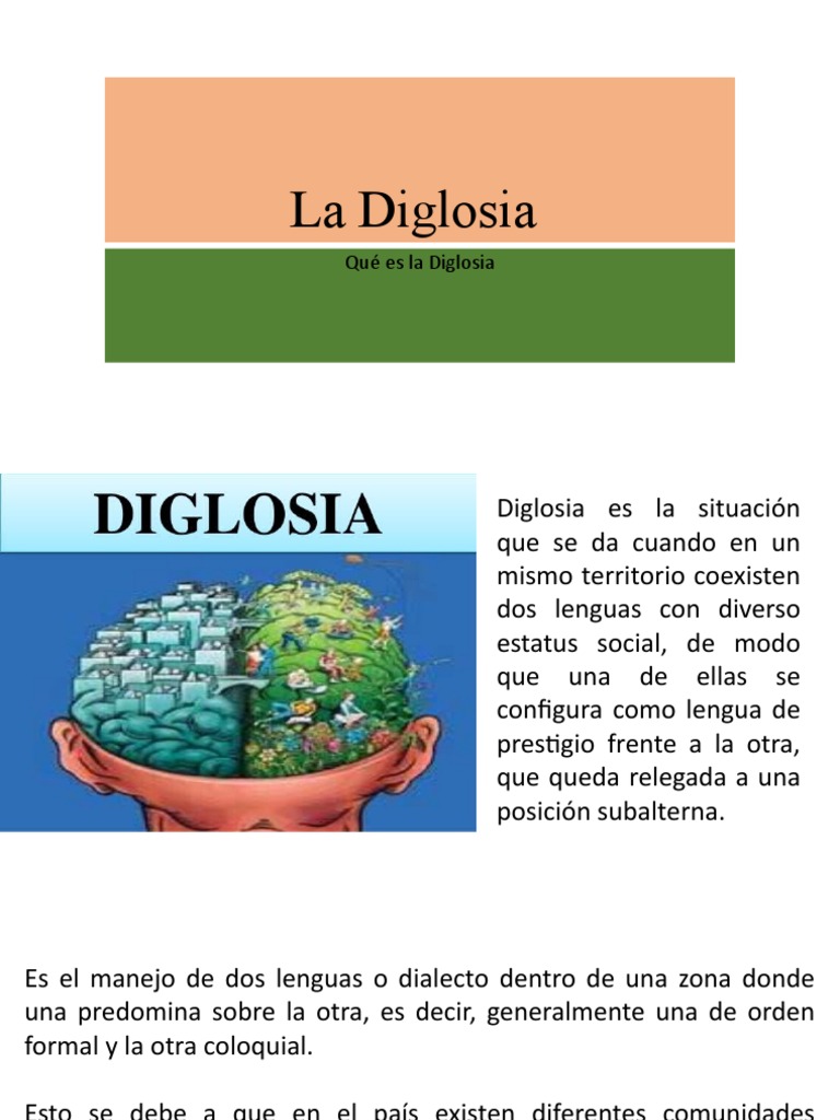 La Diglosia | PDF