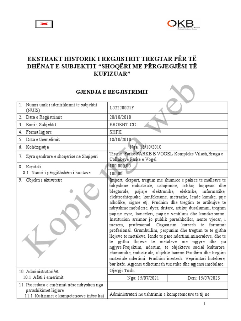 Ergent Co | PDF