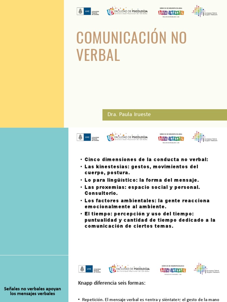 Comunicación No Verbal | PDF | Comunicación no verbal | Comunicación