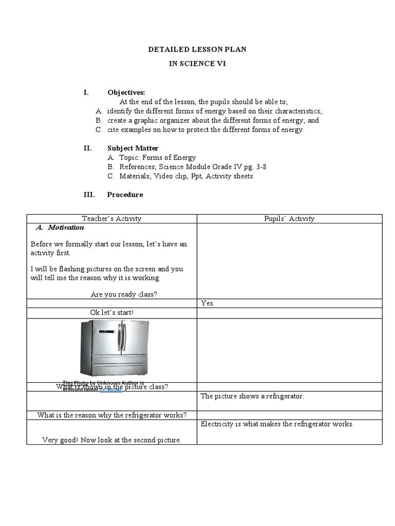 Detailed Lesson Plan in Science | PDF