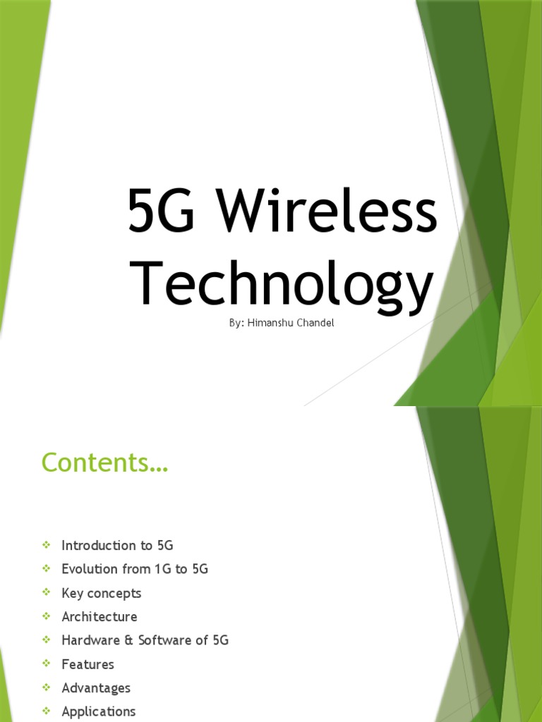 5G Wireless | PDF | Computer Network | Wireless Network