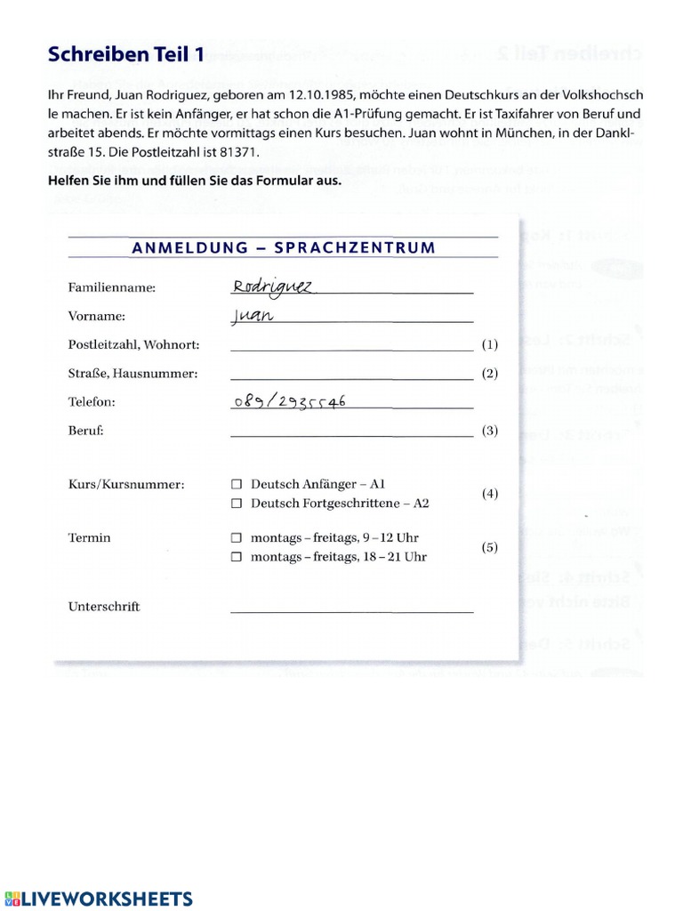 Formular Ausfuellen | PDF