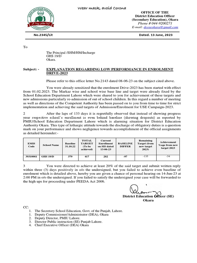 102 2nd Exp on Enrl less than Baseline | PDF