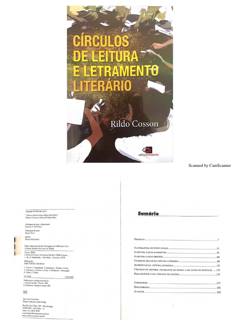 Circulos de Leitura e Letramento Literario Completo Rildo Cosson PDF | PDF