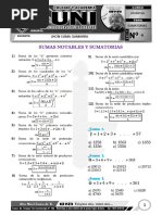 Formulas Sumatoria | PDF