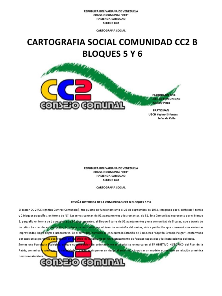 Cartografia Comunidad Cc2 B | PDF