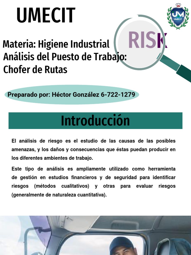 Análisis Del Puesto de Trabajo - Chofer de Rutas | PDF