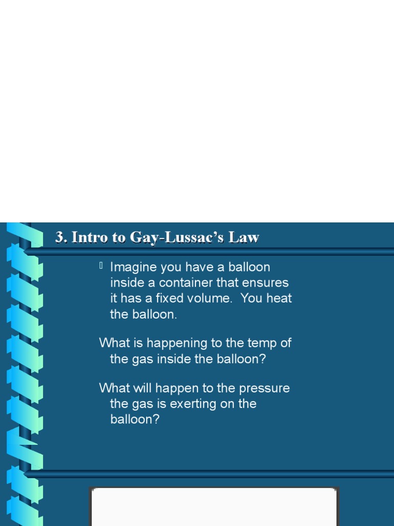 Gay Lussac Combined Avogadro Ideal Gas Law Application | PDF | Gases ...