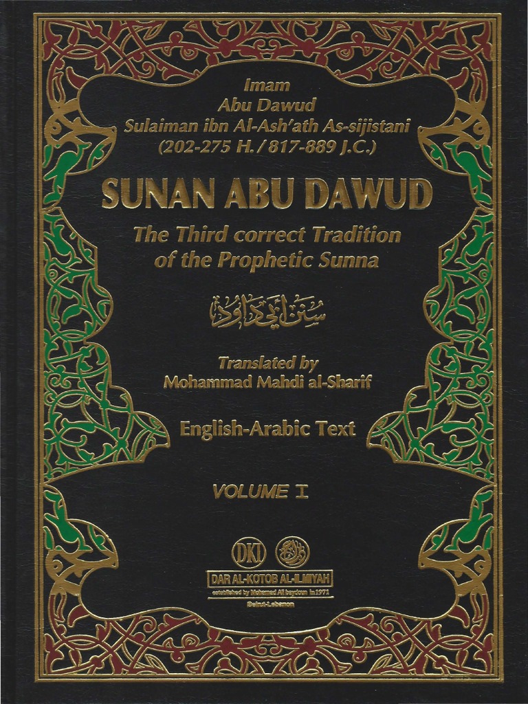 Abu Dawud Vol. 1, 1-1160 | PDF | God In Islam | Muhammad