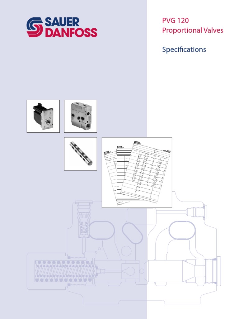 PVG 120 Specifications | PDF | Valve | Pump