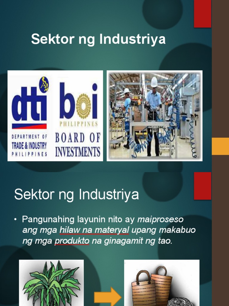 G9 AP Q4 Week 6 Sektor NG Industriya | PDF