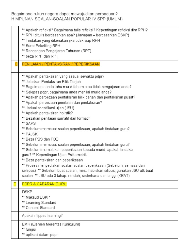 Copy of Himpunan Soalan Popular IV Spp | PDF