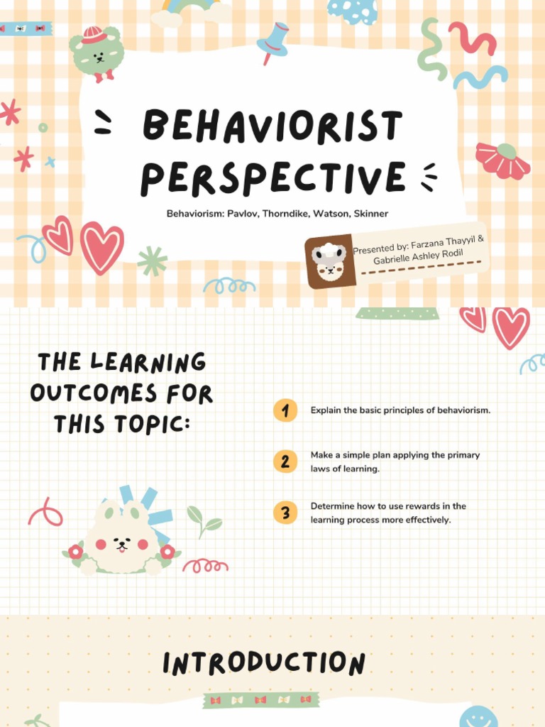 Behaviorist Perspective | PDF