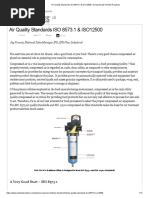 ISO 8573 1 Compressed Air Quality Standard 1 | PDF | Specification ...