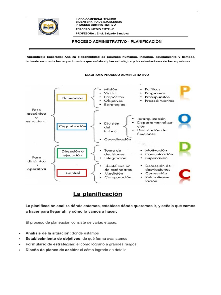 Guia 9 Pa | PDF | Planificación | Planificación estratégica