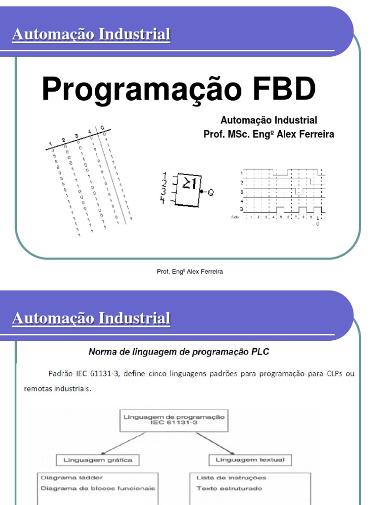 Automação - Programação FBD | PDF