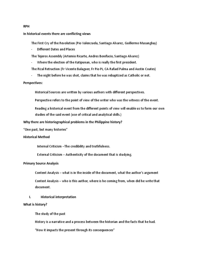 RPH Finals Reviewer | PDF | Constitution | Separation Of Powers