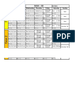 Insanity Max 30 Workout Calendar | PDF | Physical Fitness | Physical ...